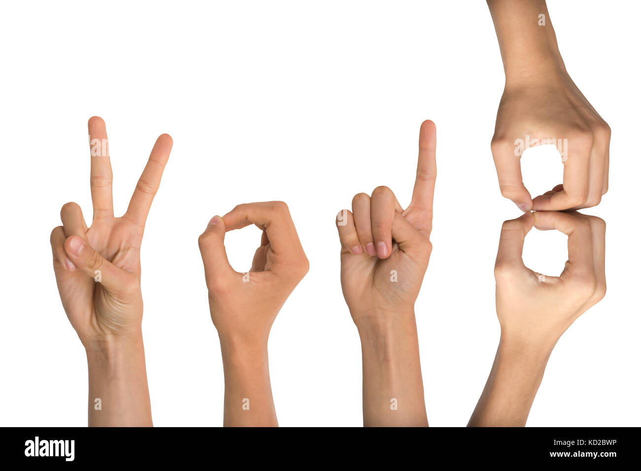 Sign language hands hi-res stock photography and images - Alamy