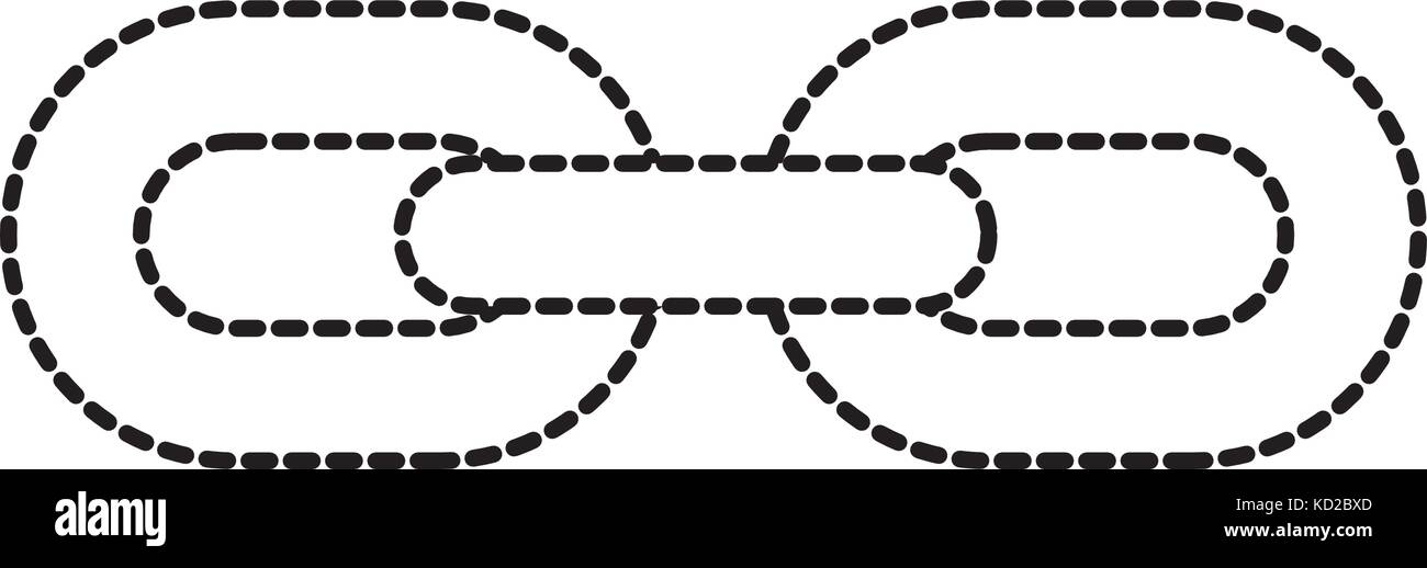 chain links connection strong hyperllink icon business concept Stock ...