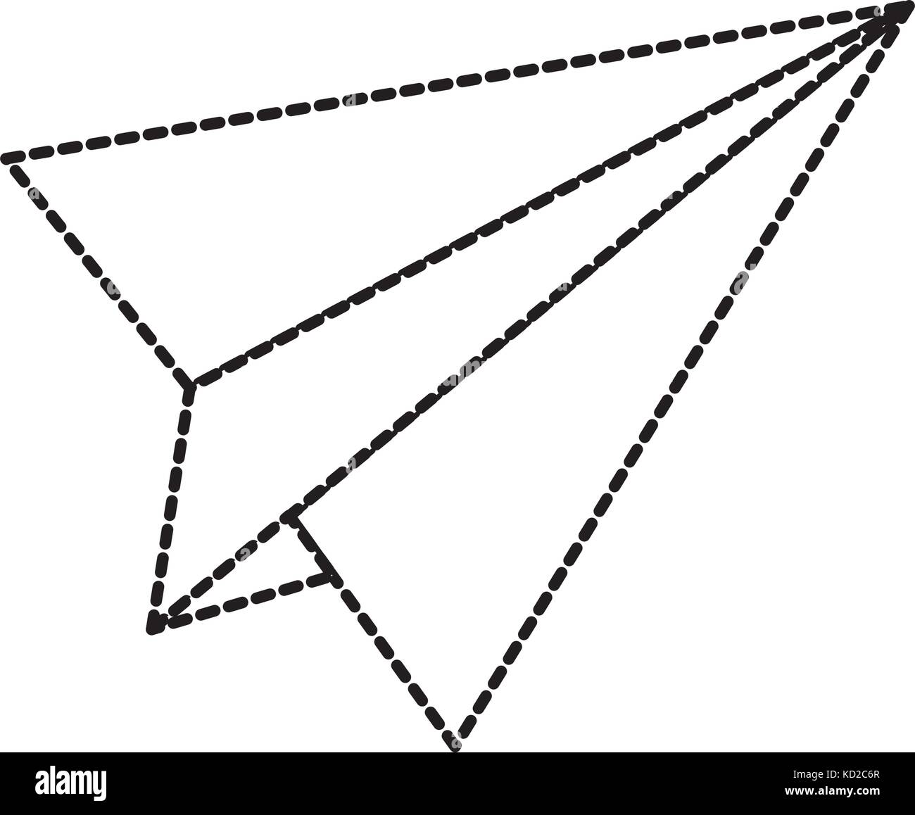 back to school paper plane advertising concept Stock Vector Image & Art ...