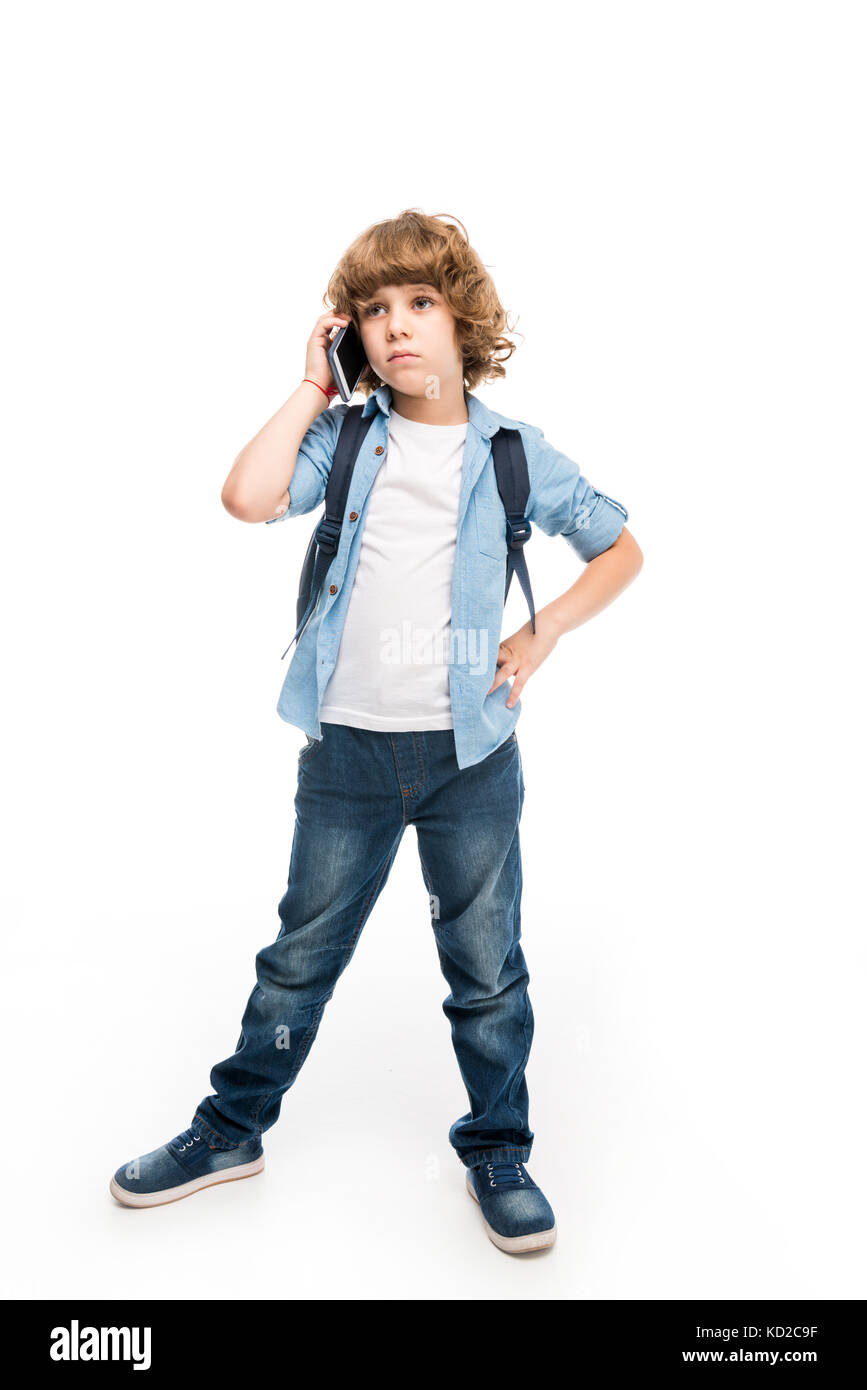 Child using smartphone Cut Out Stock Images & Pictures - Alamy