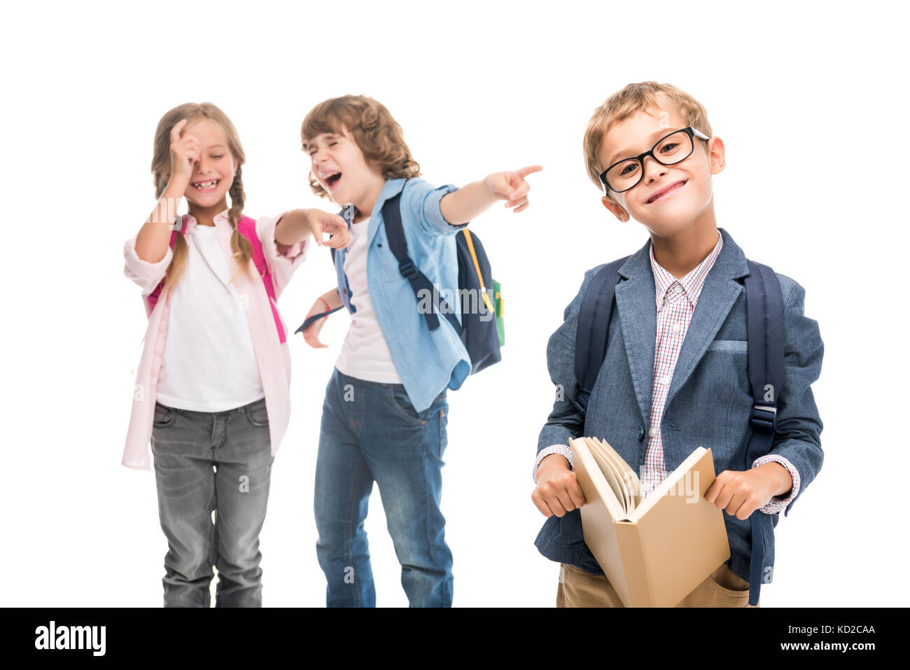 Little Kids Pointing And Laughing