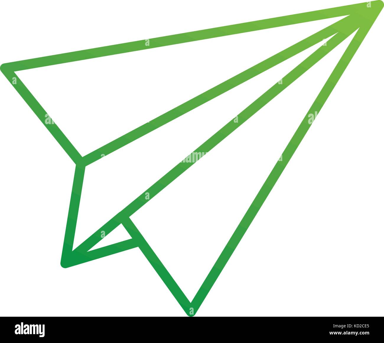 back to school paper plane advertising concept Stock Vector Image & Art ...