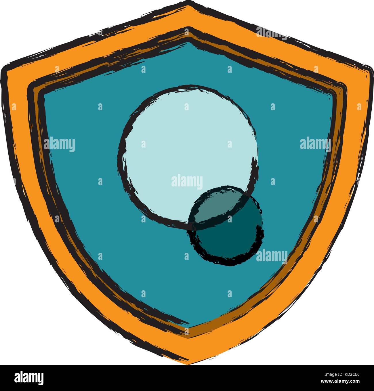 shield icon over white background vector illustration Stock Vector ...