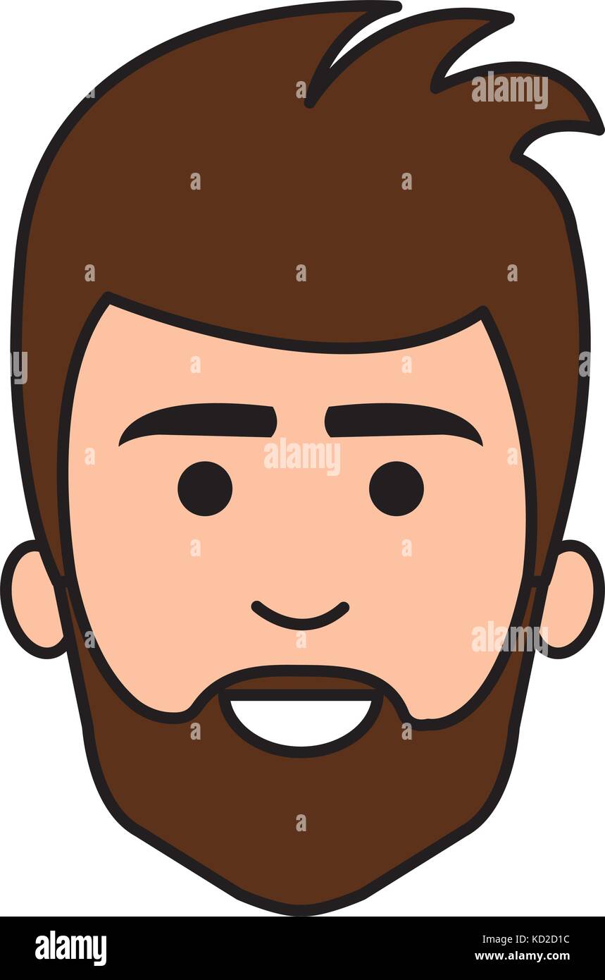 young man head avatar character Stock Vector Image & Art - Alamy