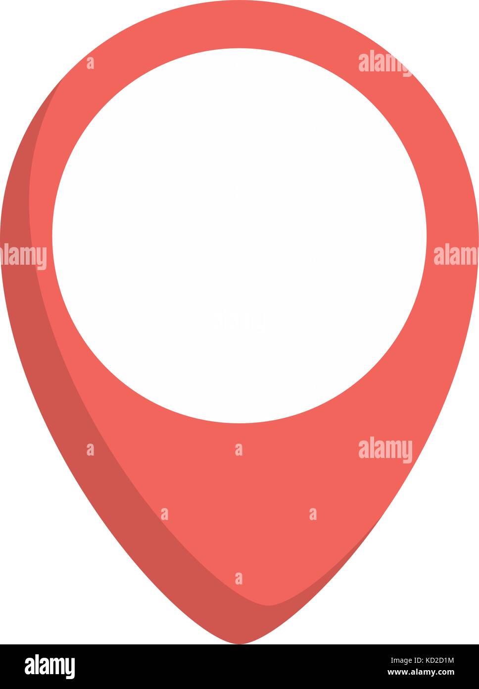 location pin icon over white background vector illustration Stock ...
