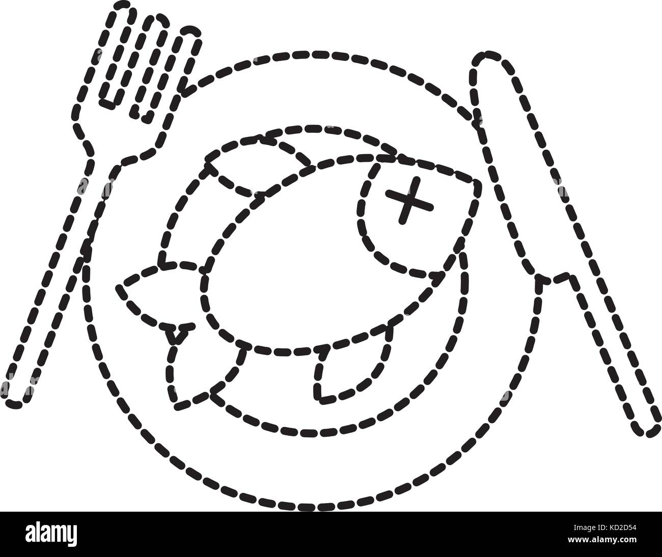 Fresh uncooked seafood fish Stock Vector Images - Alamy