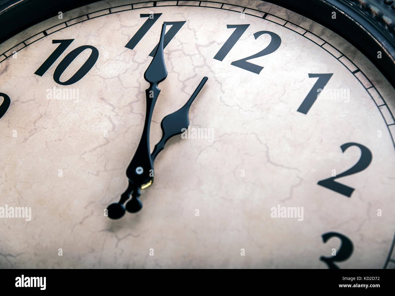 Antique clock wall midnight hi-res stock photography and images - Alamy