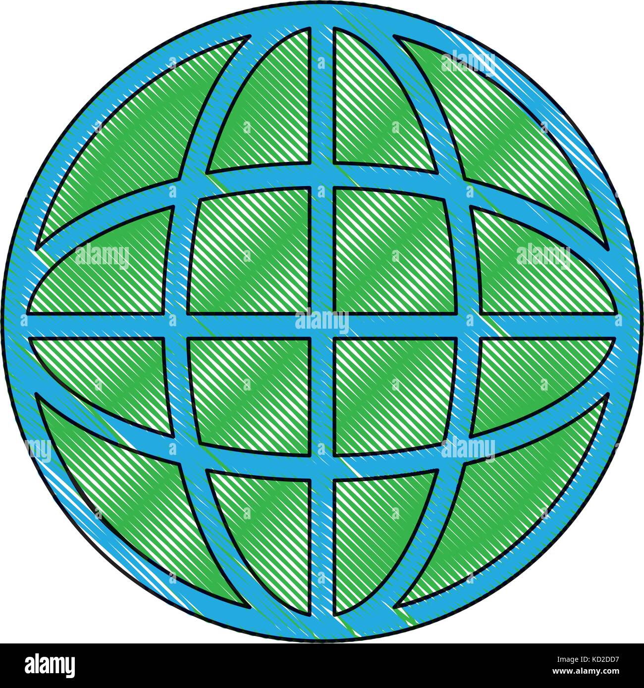 global sphere icon over white background vector illustration Stock ...