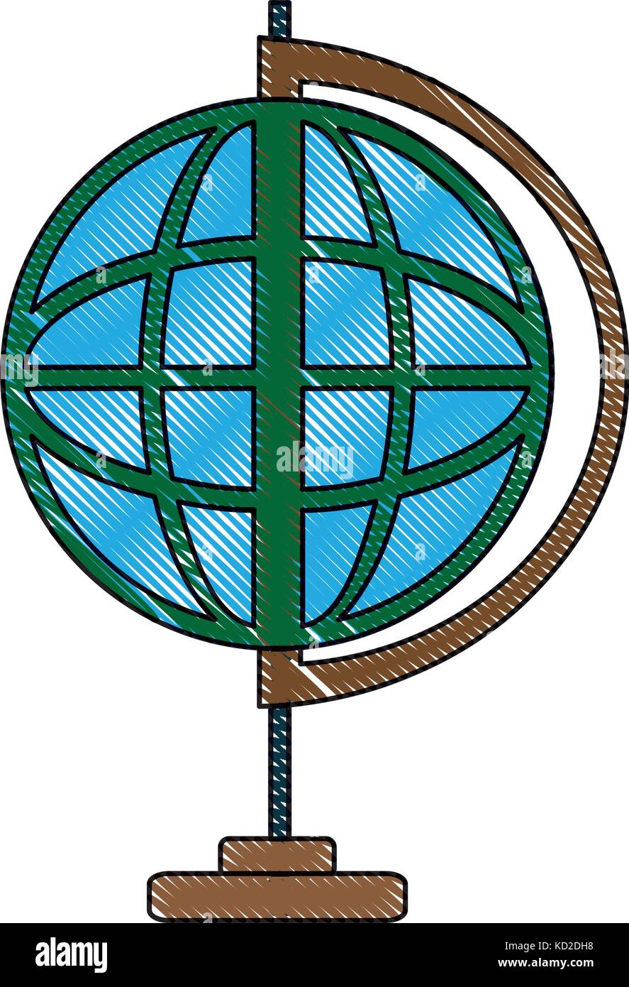 geography tool icon over white background vector illustration Stock ...