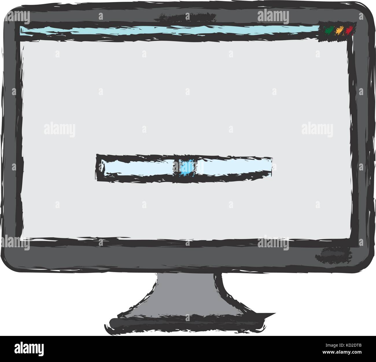 computer icon over white background vector illustration Stock Vector ...