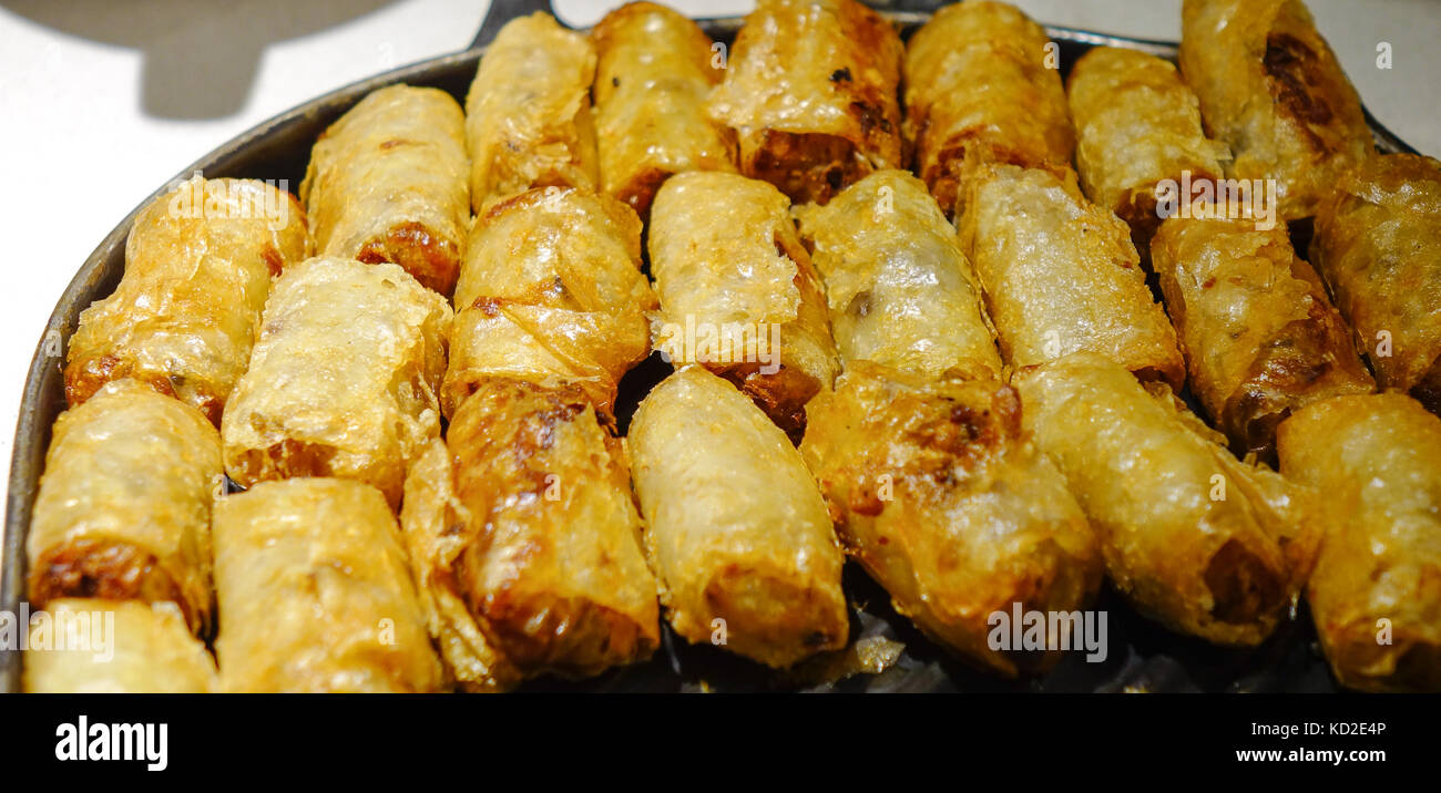 Vietnamese spring rolls tray hi-res stock photography and images - Alamy