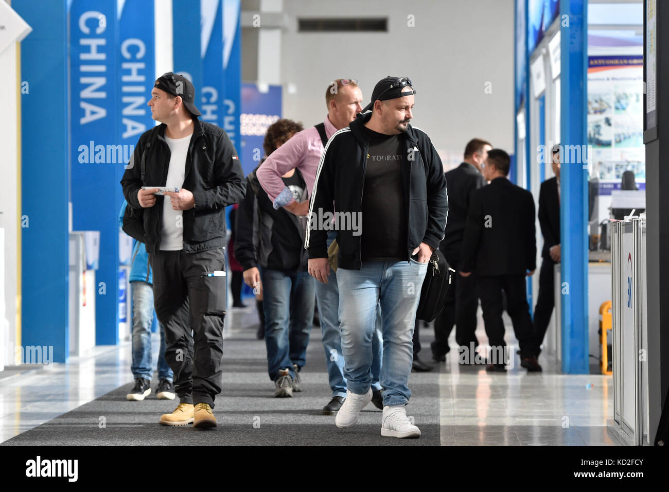 Brno, Czech Republic. 09th Oct, 2017. Start of International Engineering Fair MSV, transport and ...