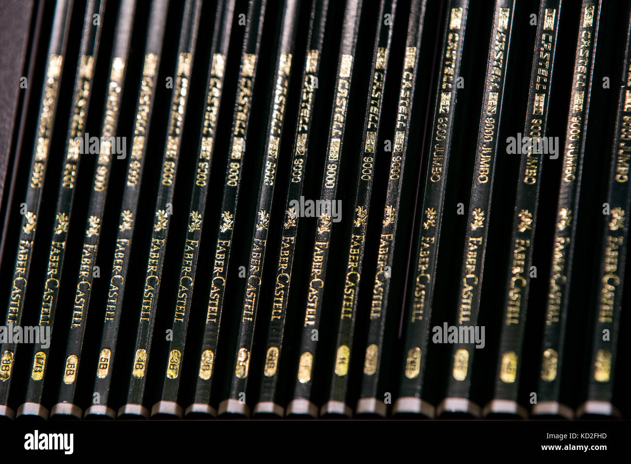 Nuremberg, Germany. 07th Oct, 2017. Pencils of the Faber-Castell ...