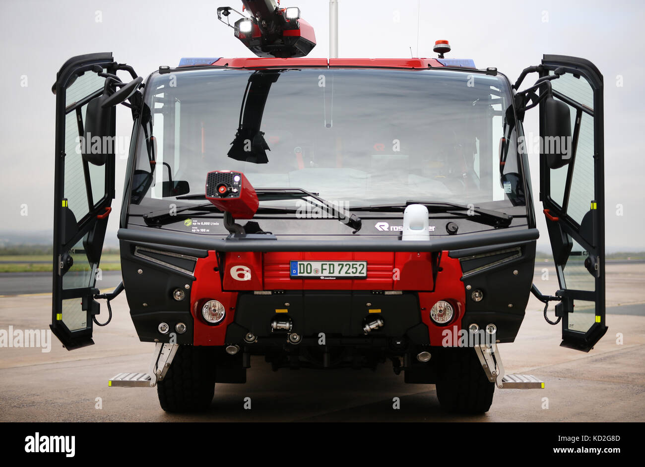 Rosenbauer airport fire truck hi-res stock photography and images - Alamy