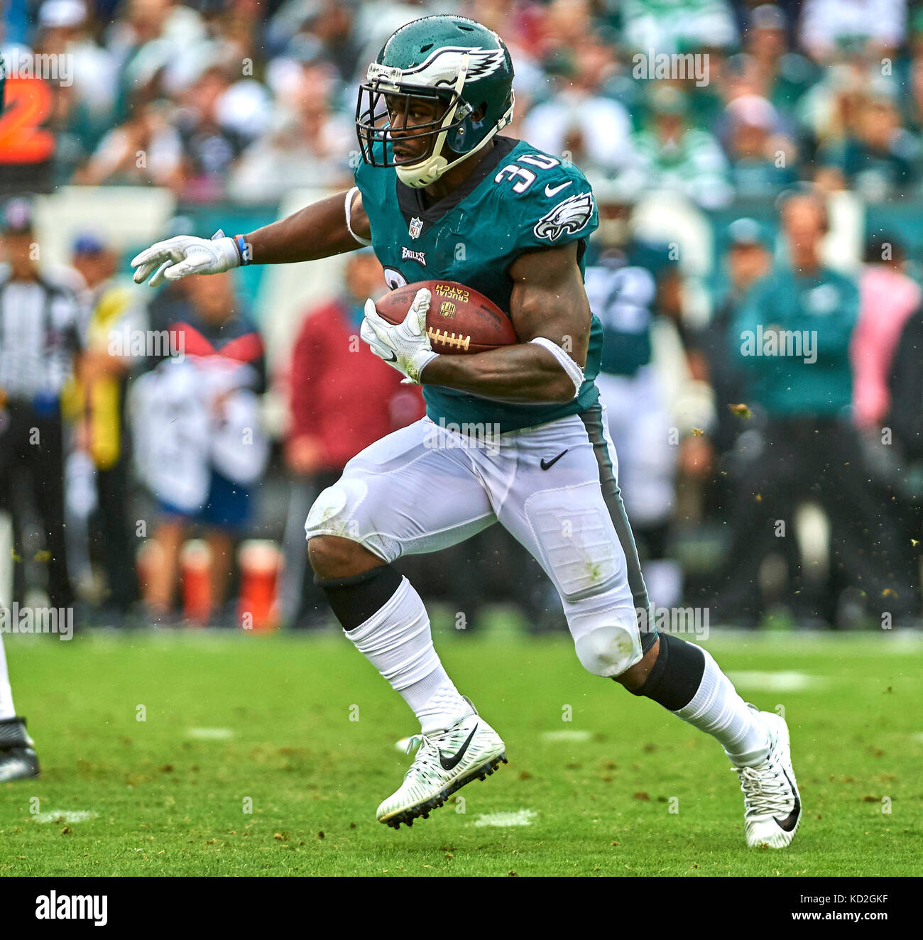 October 9, 2017 - Philadelphia, Pennsylvania, U.S. - Eagles' running ...