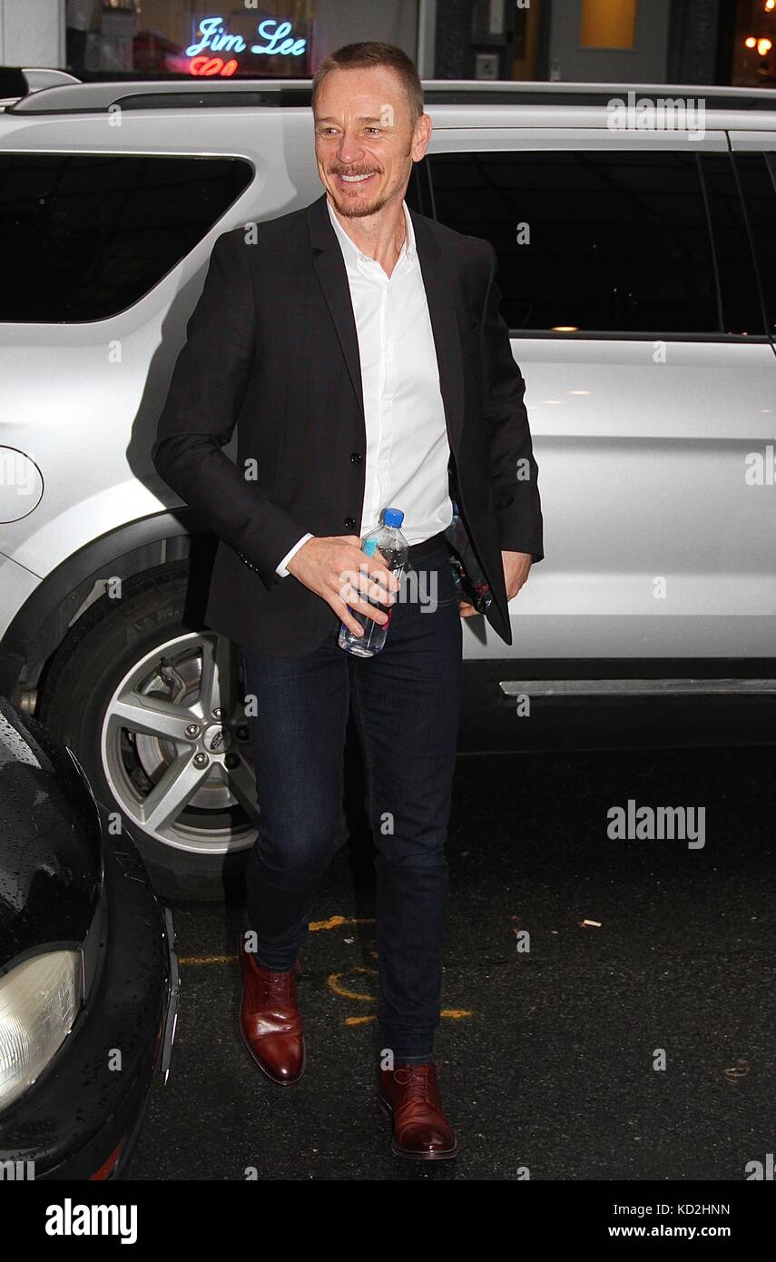 New York, NY, USA. 9th Oct, 2017. British actor Ben Daniels spotted ...