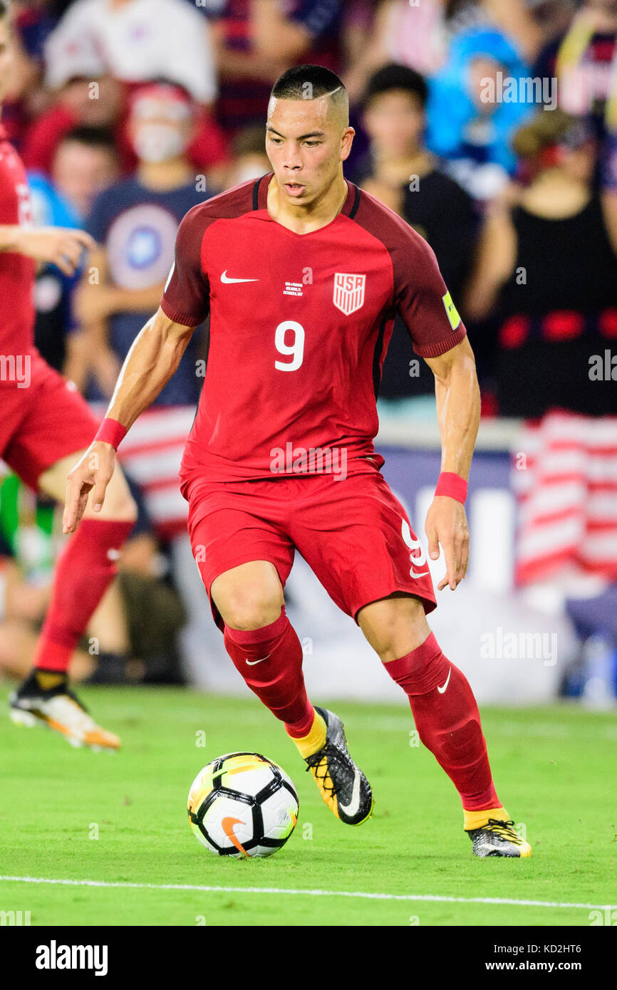 United States forward Bobby Wood (9) during the Men's International ...