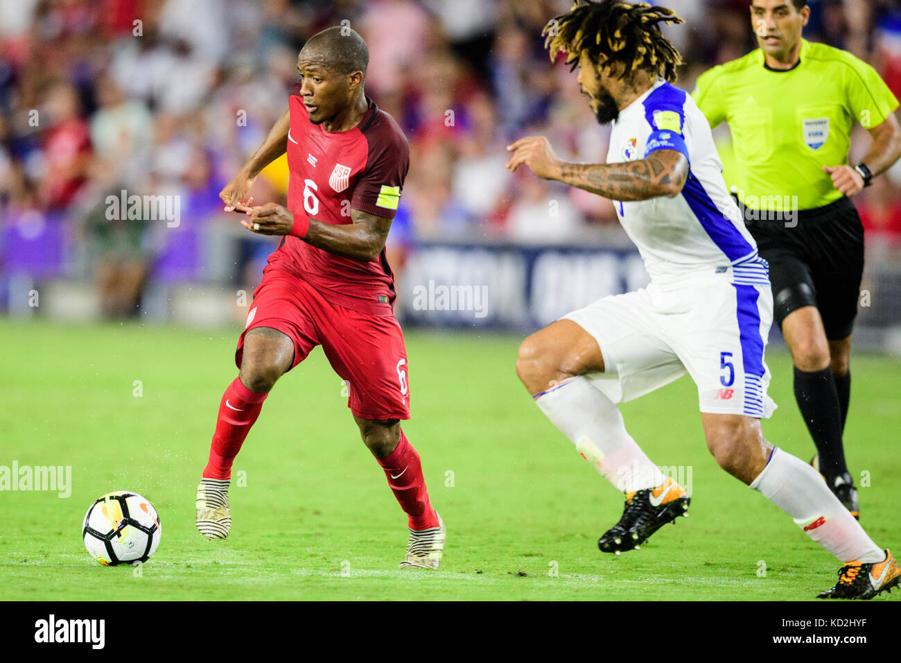 United States Midfielder Darlington Nagbe (6) during the Men's ...