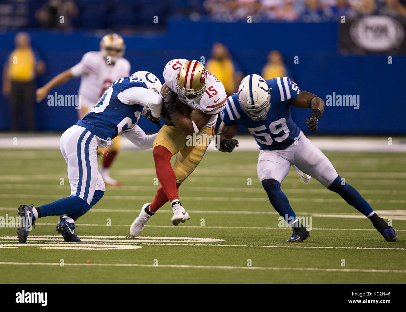 Indianapolis, Indiana, USA. 08th Oct, 2017. San Francisco 49ers wide ...