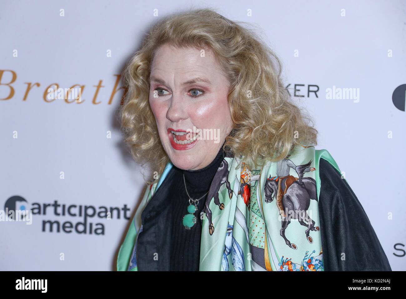 New York, NY, USA. 9th Oct, 2017. Celia Weston at arrivals for BREATHE ...