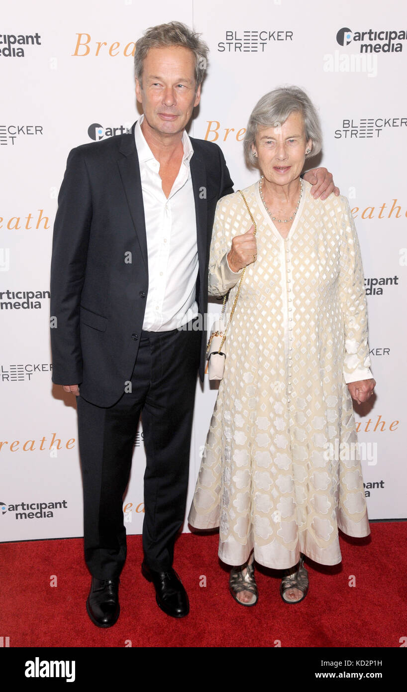 New York, NY, USA. 09th Oct, 2017. Jonathan Cavendish and Diana ...