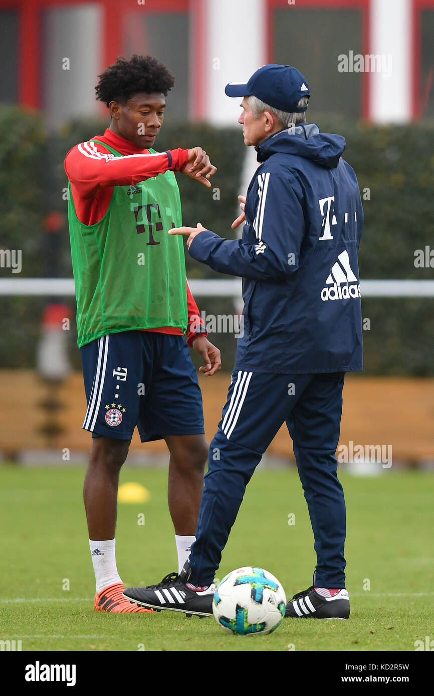 Jupp HEYNCKES (Trainer FC Bayern Munich) with David ALABA (FC Bayern ...