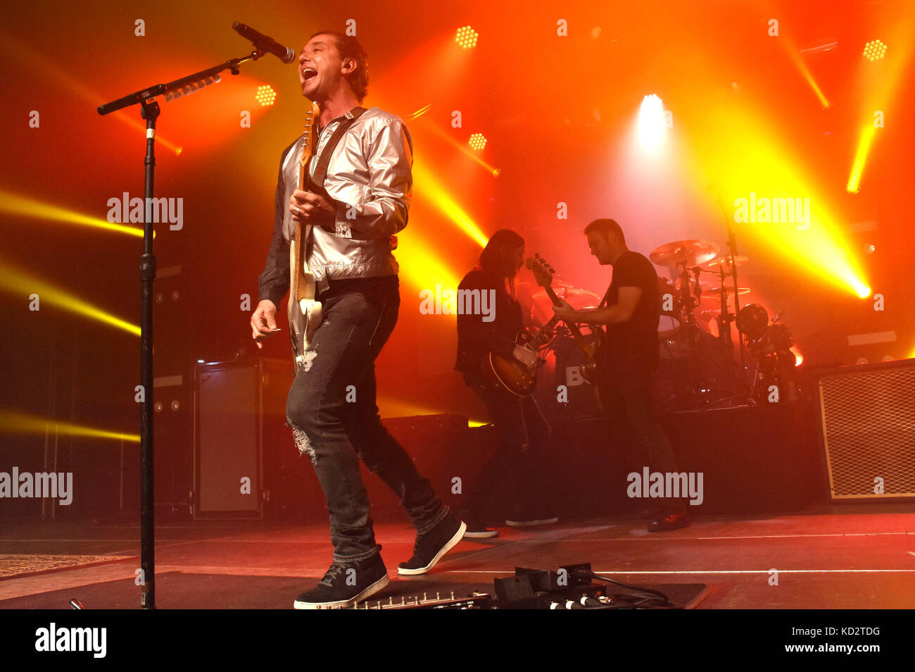Munich, Germany. 09th Oct, 2017. Gavin Rossdale, Chris Traynor, Corey ...