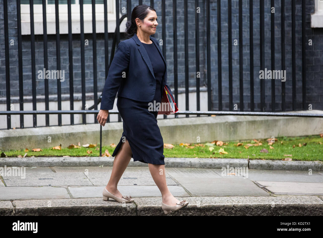 London, UK. 10th Oct, 2017. Priti Patel MP, Secretary of State for ...