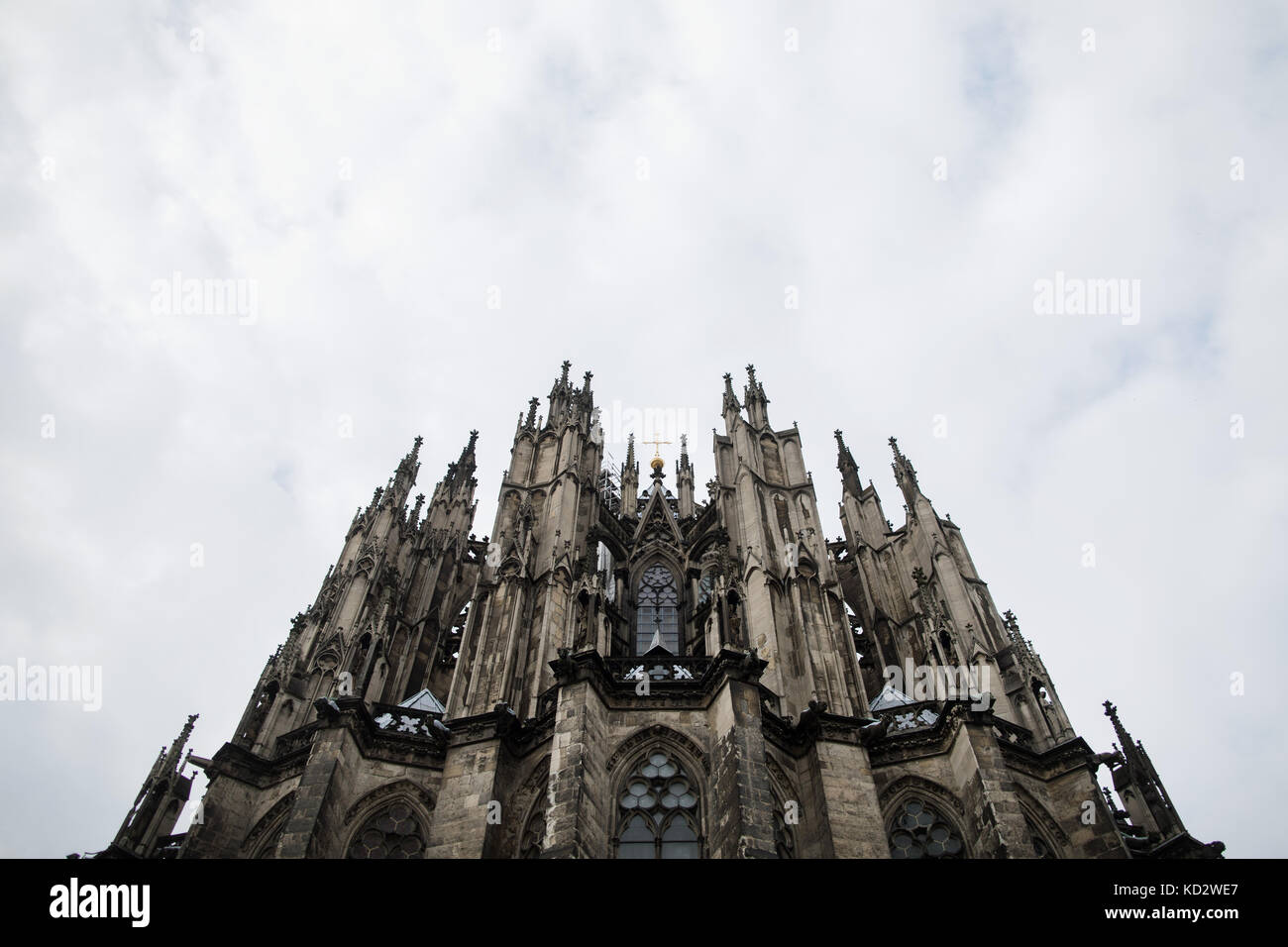Cologne, Germany. 10th Oct, 2017. Picture of the back of the Cologne ...