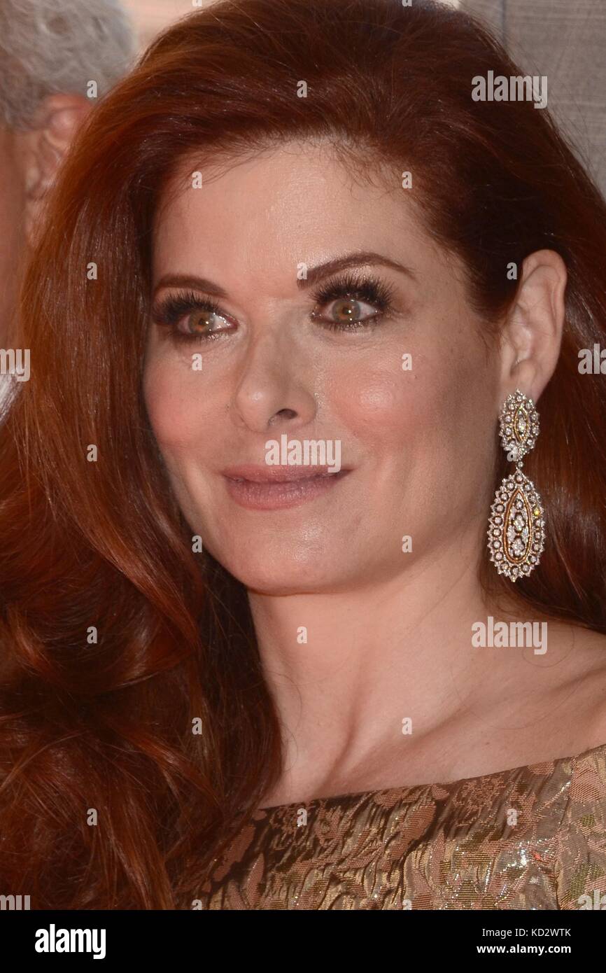 Debra Messing at the induction ceremony for Star on the Hollywood Walk ...