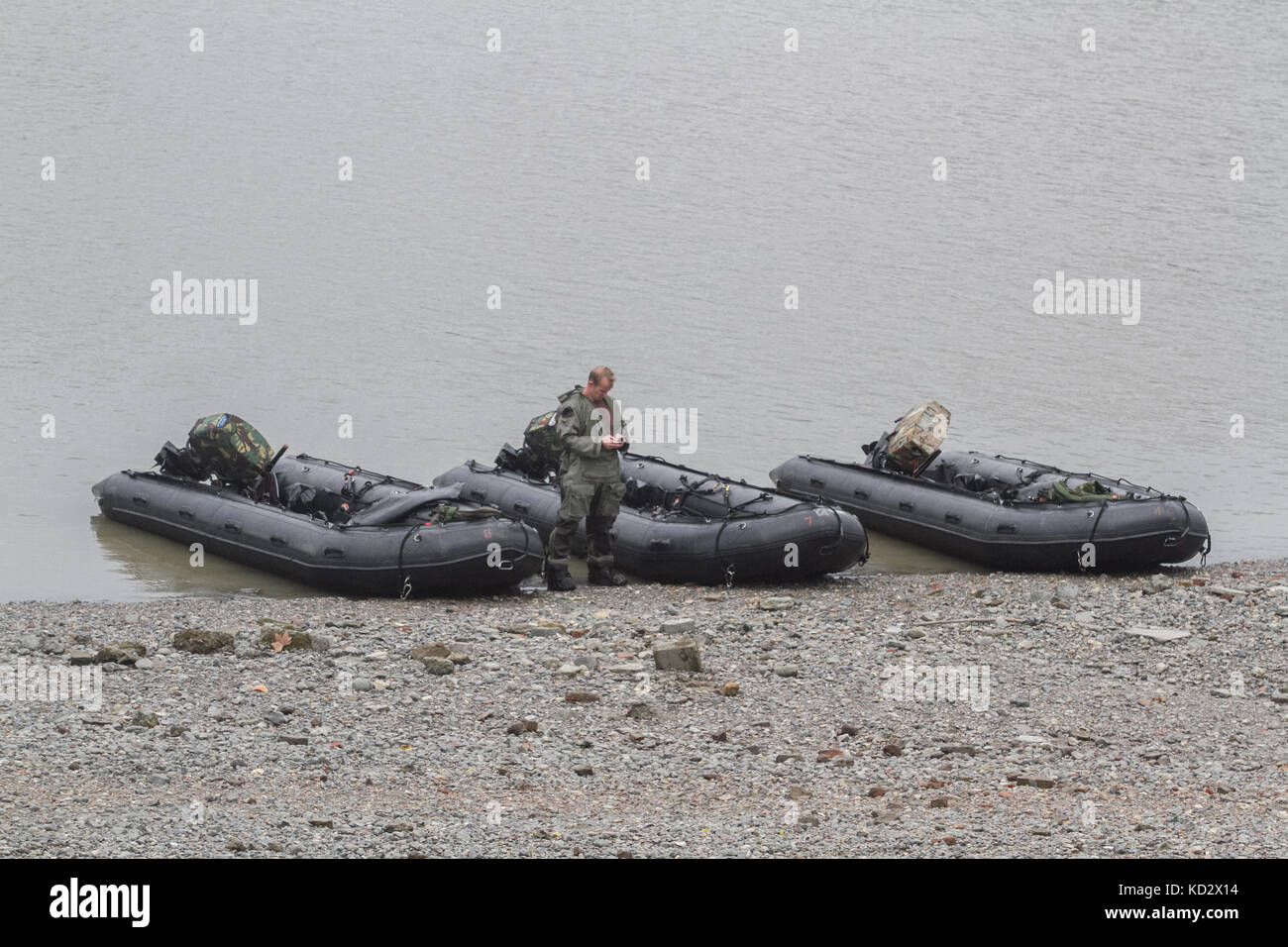 London UK. 10th October 2017. A group of British Army Green beret ...