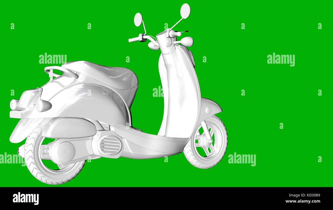 isolated white 3d rendering of a motor on a green background Stock ...