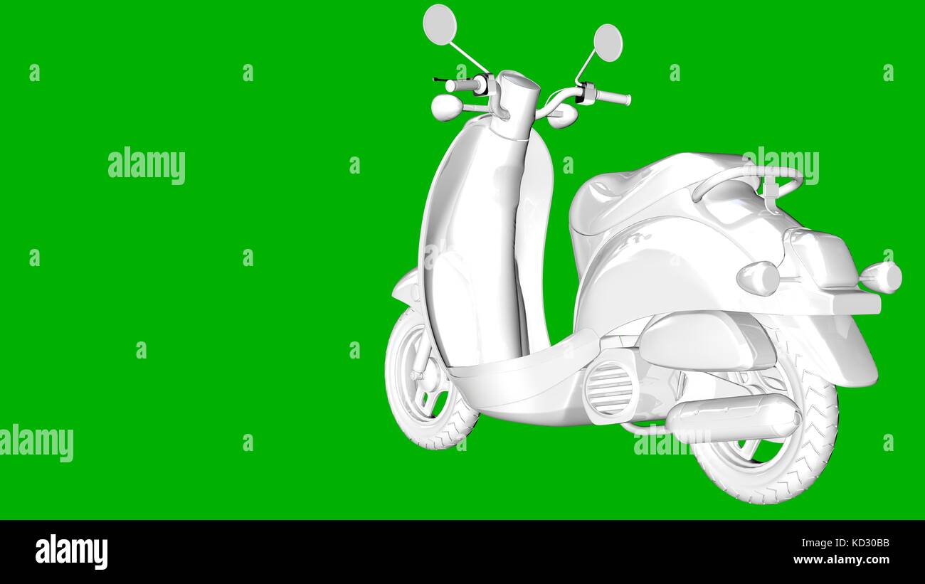 isolated white 3d rendering of a motor on a green background Stock ...