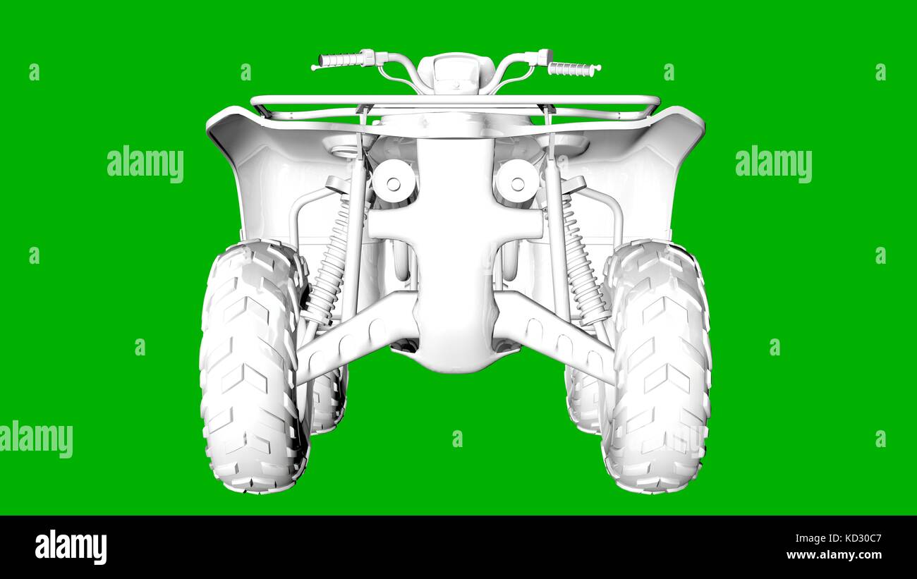 isolated white 3d rendering of a motor on a green background Stock ...