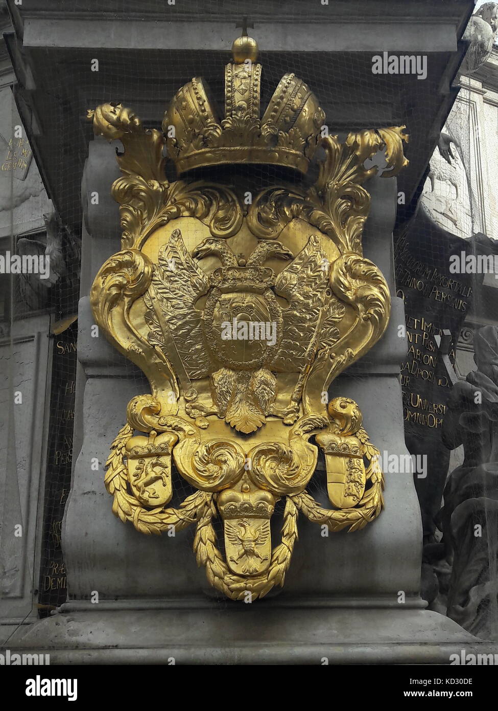 Coat of arms of Hungary , Vienna Stock Photo - Alamy