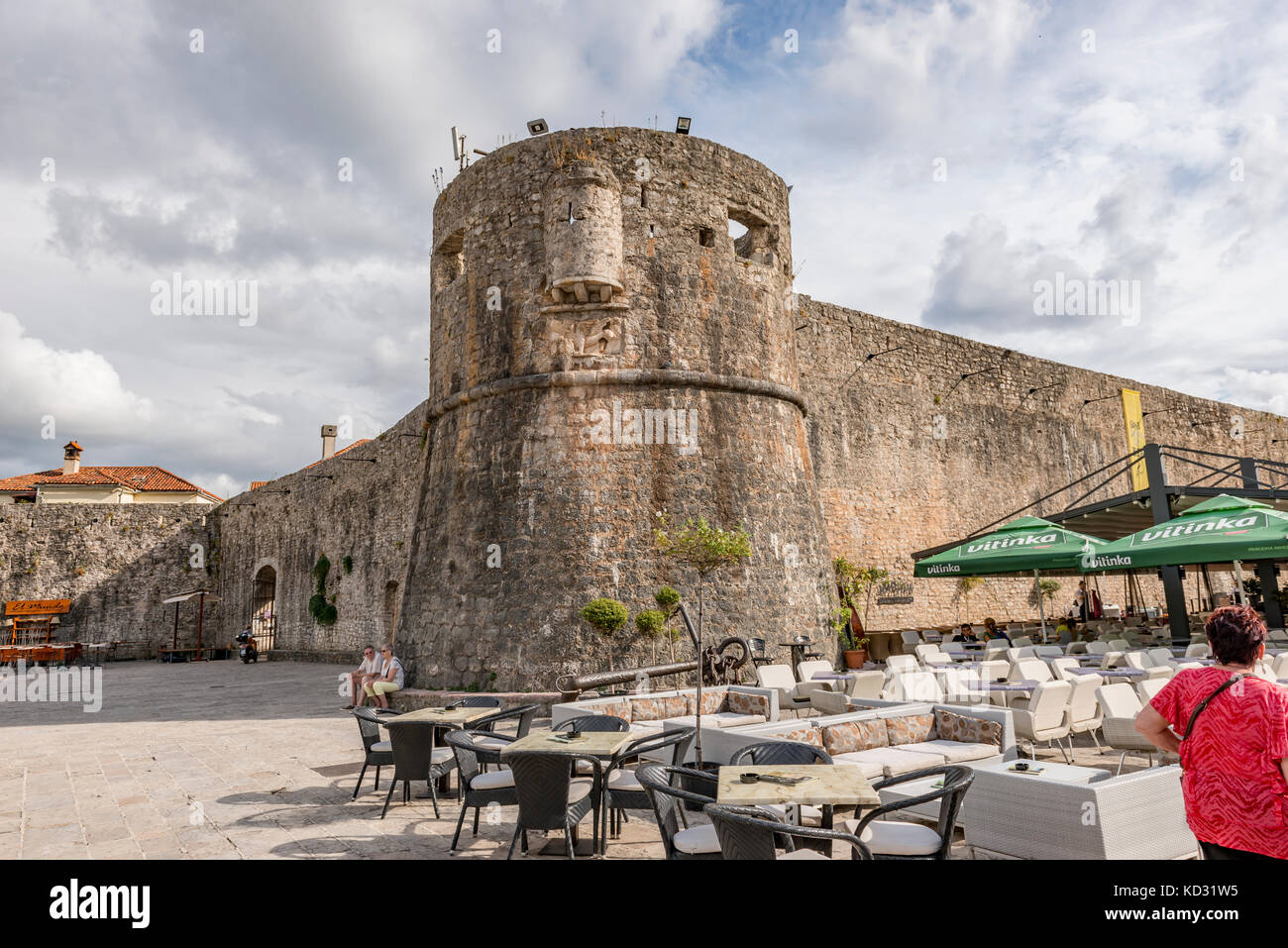Budva city wall hi-res stock photography and images - Alamy