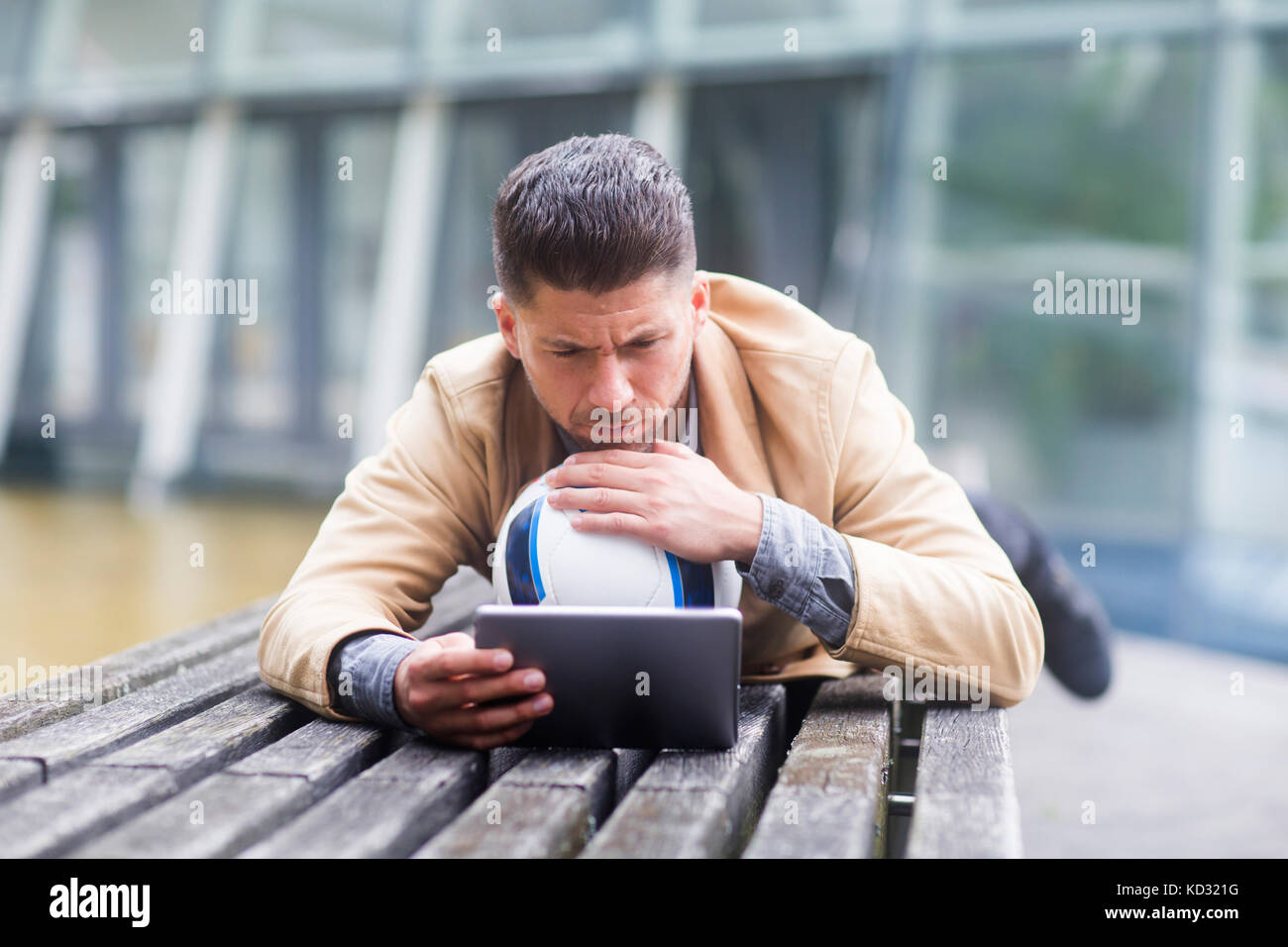 Digital football hi-res stock photography and images - Alamy
