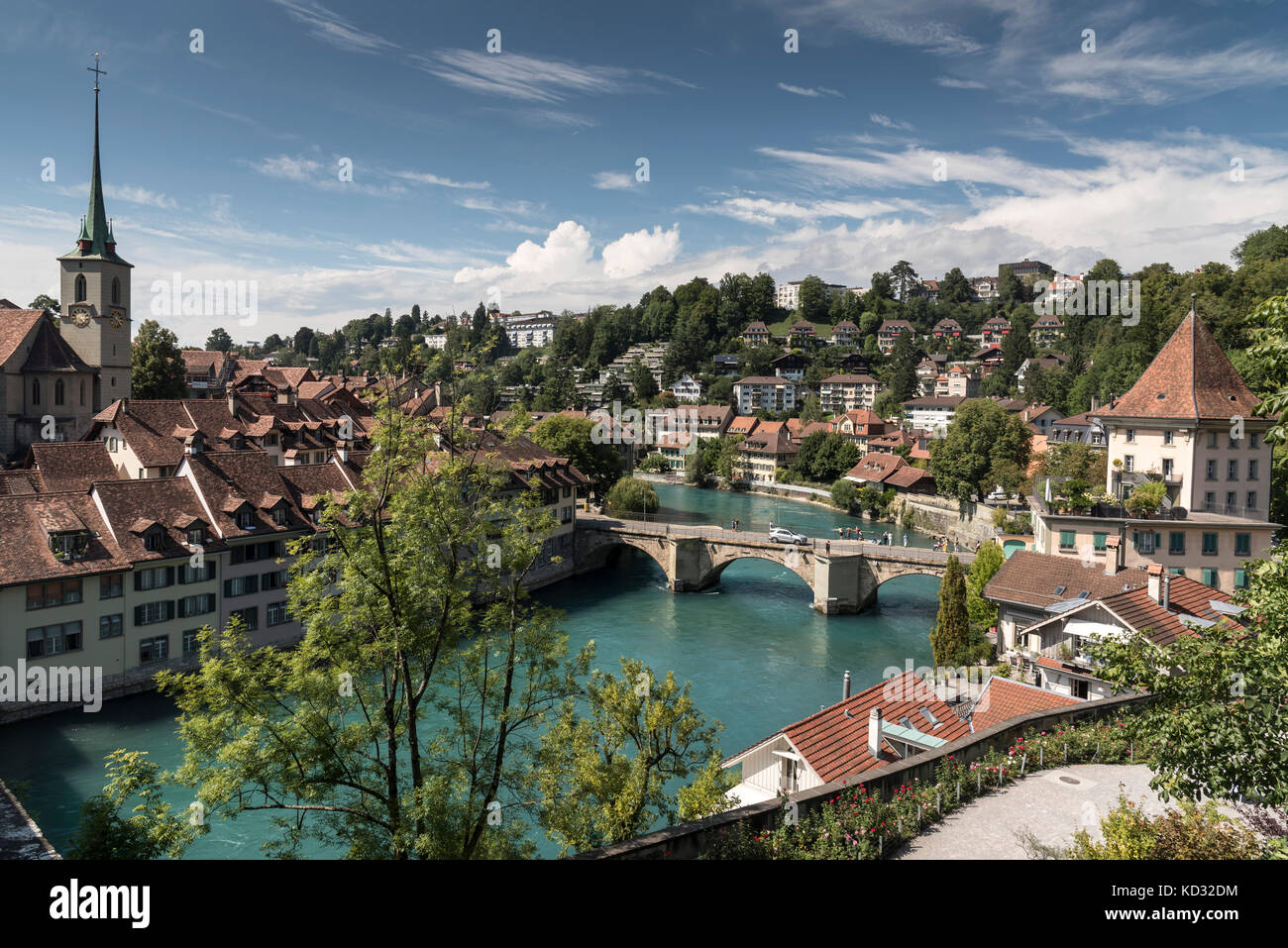 Elevated view of Bern, Switzerland, Europe Stock Photo - Alamy