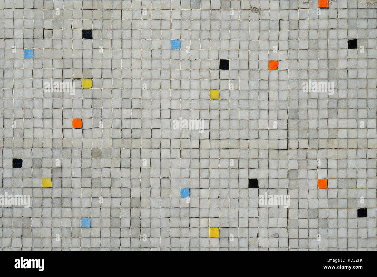 gray tiled mosaic wall with random color pattern background Stock Photo ...