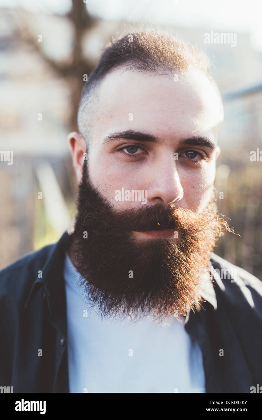 Bearded youthful man hi-res stock photography and images - Alamy