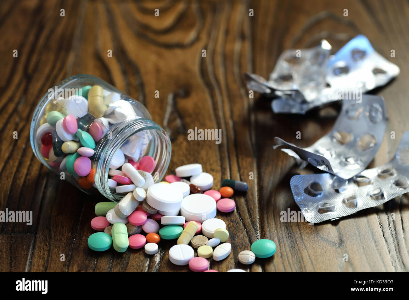 Different pill shapes and sizes hi-res stock photography and images - Alamy