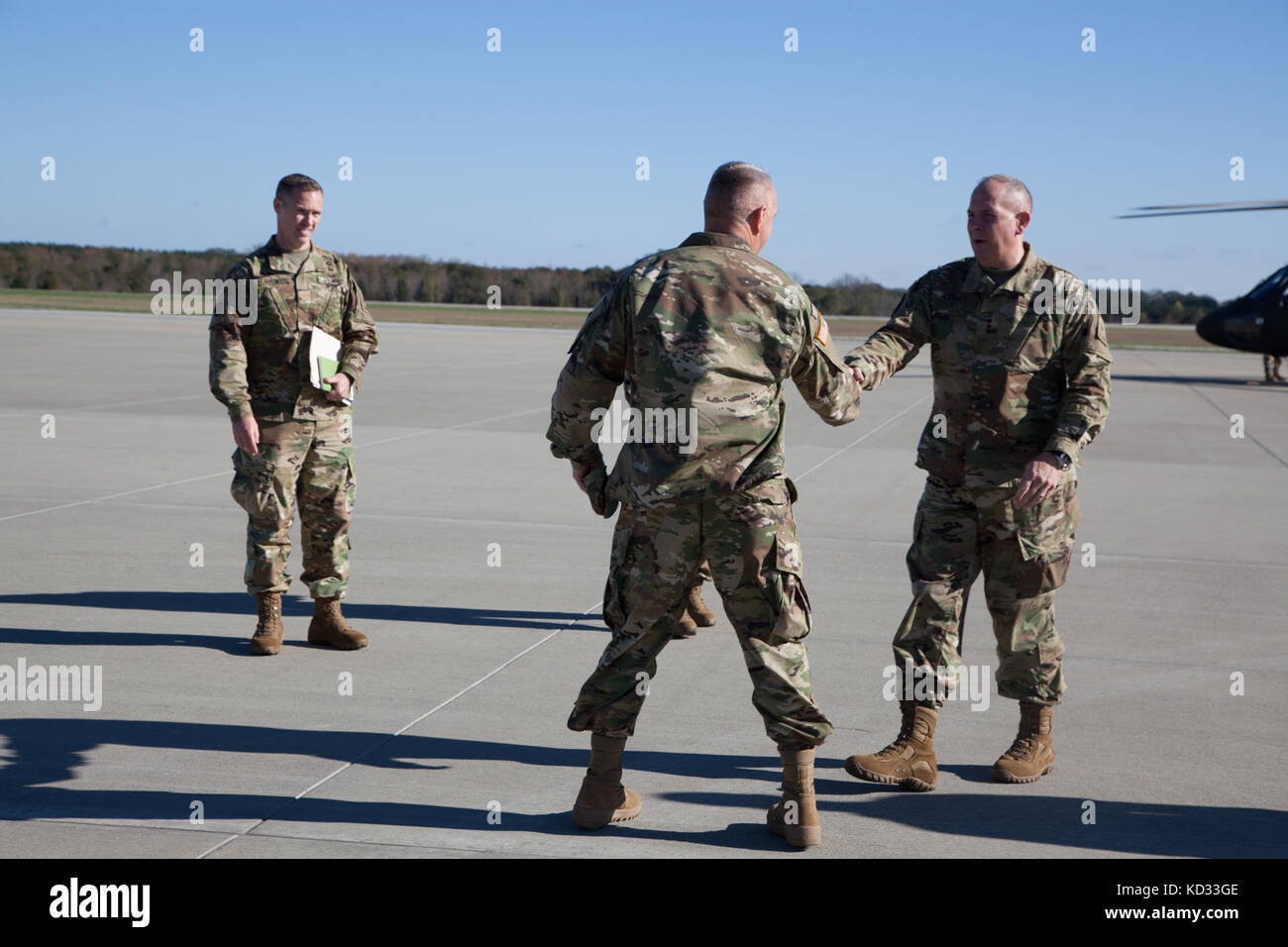 U.S. Army Lt. Gen. Timothy Kadavy, Director of the Army National Guard ...
