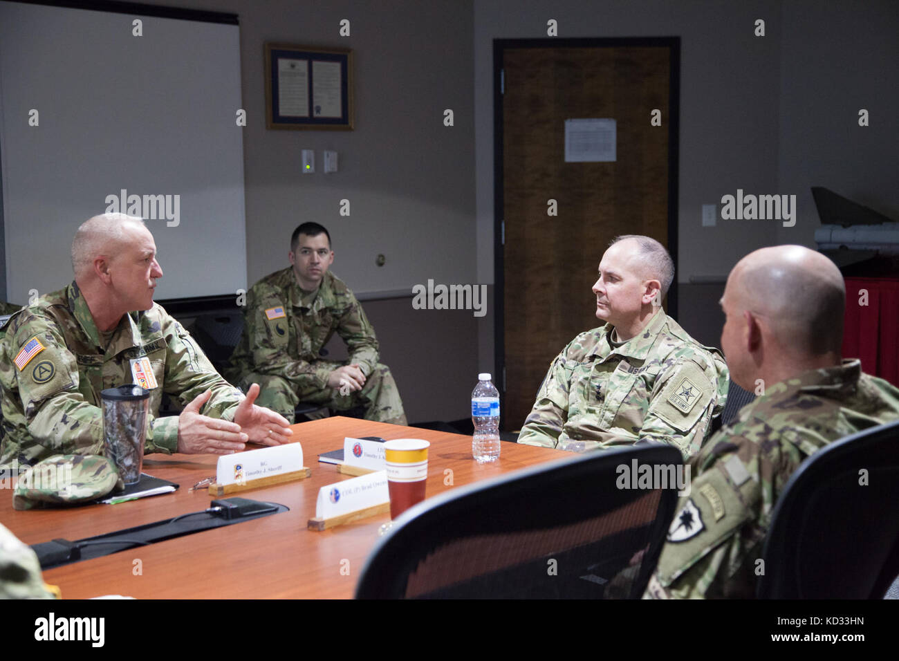 U.S. Army Lt. Gen. Timothy Kadavy, Director of the Army National Guard ...