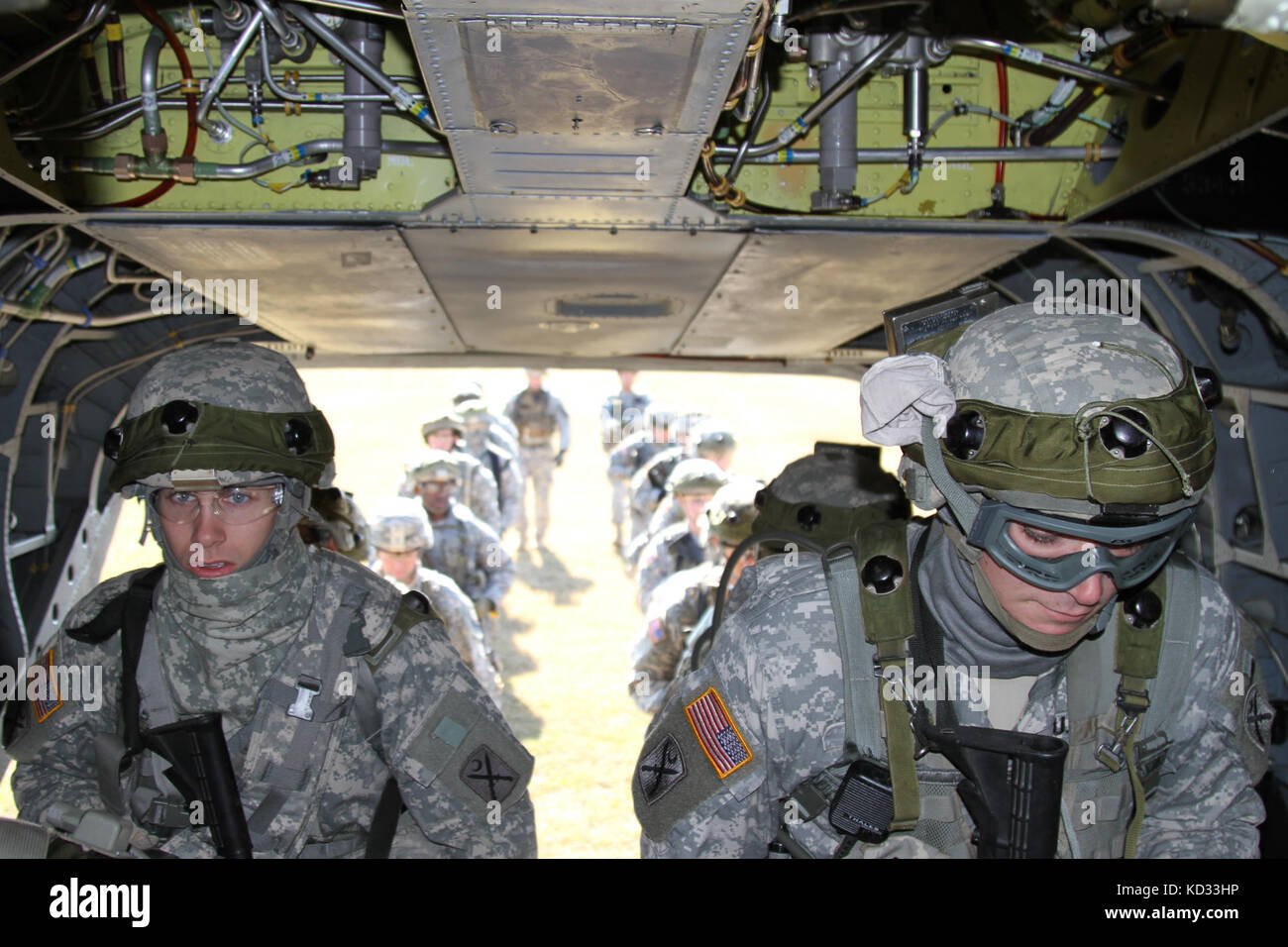 Soldiers from Co. B, 1st Battalion, 118th Infantry, 218th Maneuver ...