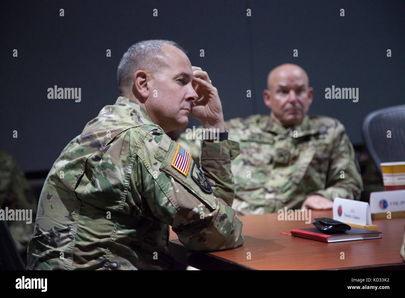 U.S. Army Lt. Gen. Timothy Kadavy, Director of the Army National Guard ...