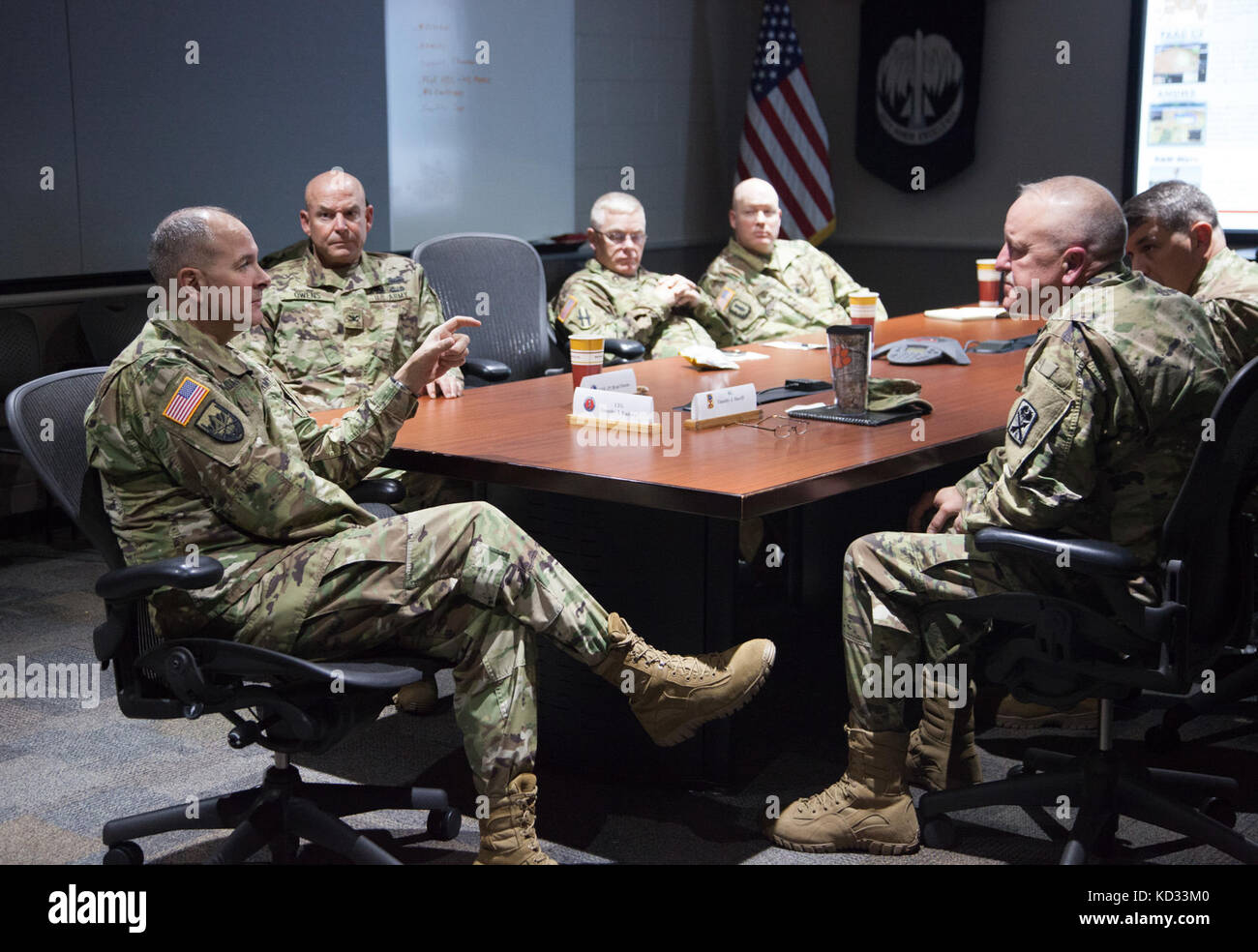 U.S. Army Lt. Gen. Timothy Kadavy, Director of the Army National Guard ...