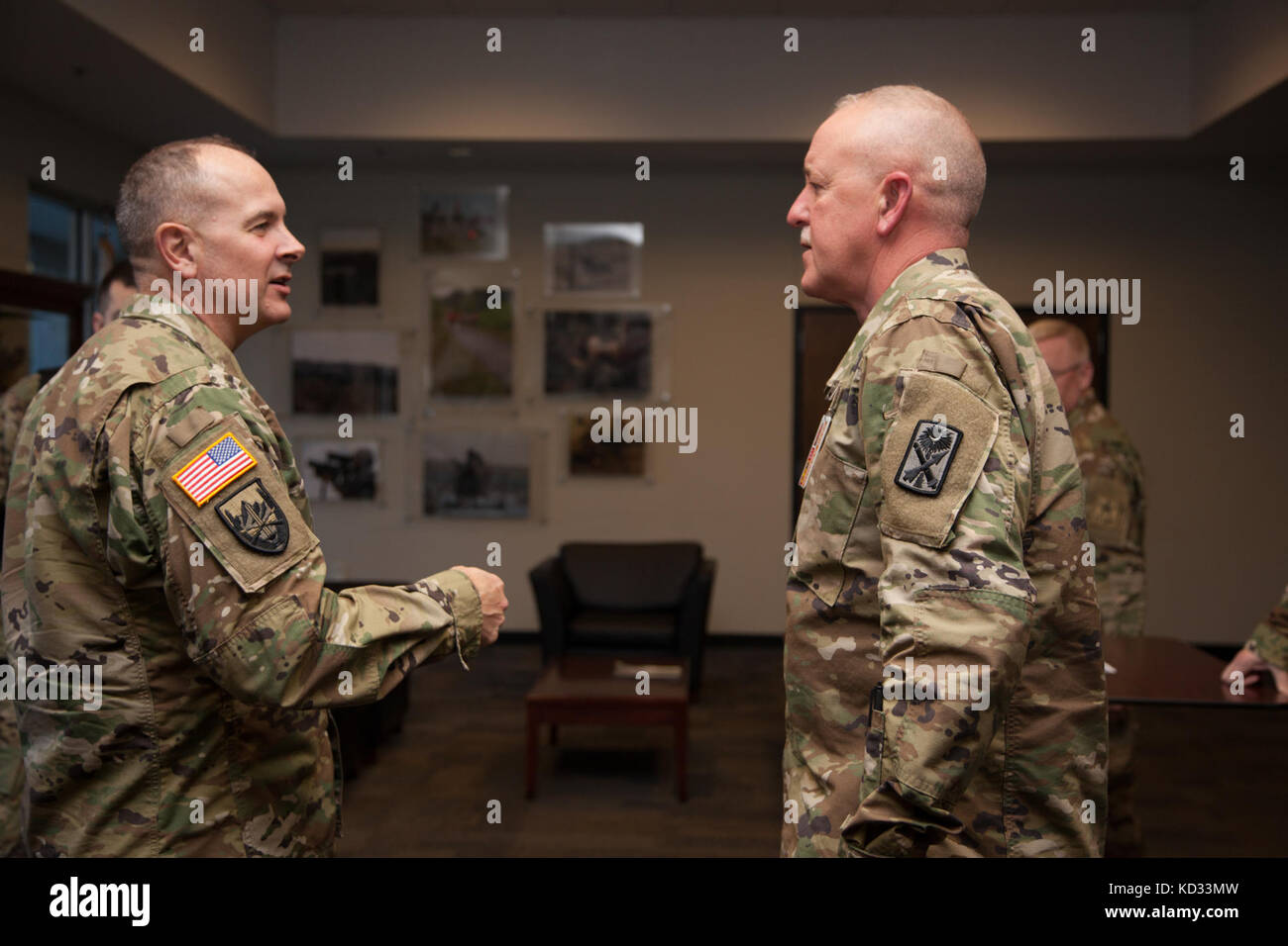 U.S. Army Lt. Gen. Timothy Kadavy, Director of the Army National Guard ...