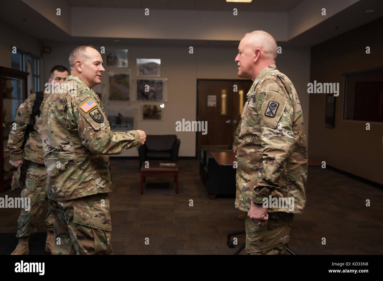 U.S. Army Lt. Gen. Timothy Kadavy, Director of the Army National Guard ...