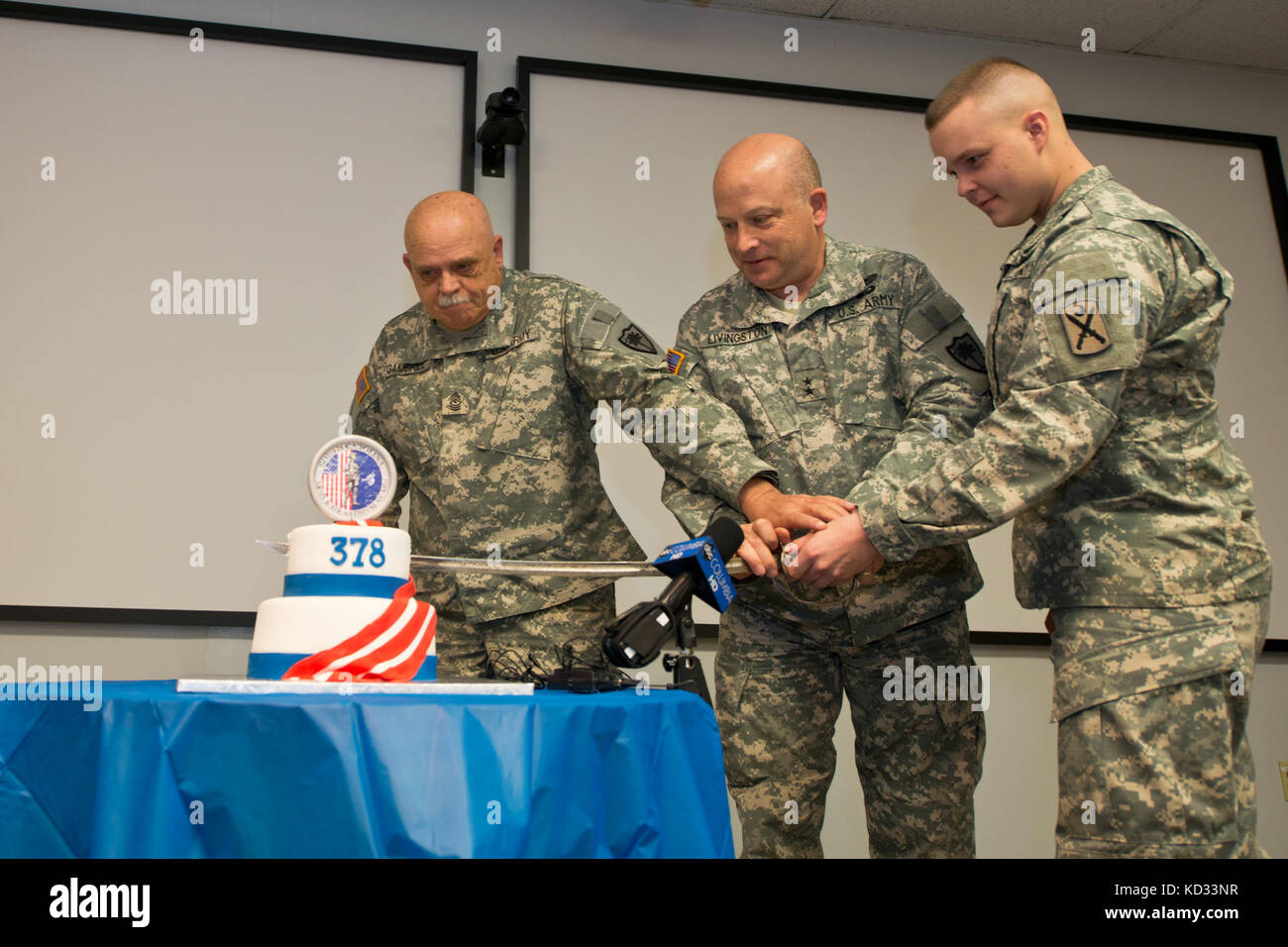 Members of the South Carolina National Guard celebrate the 378th ...