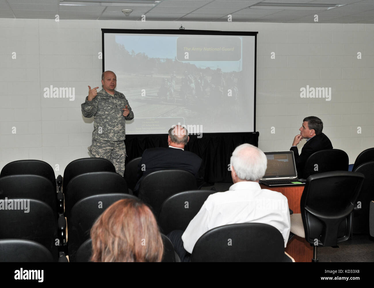Distinguished visitors serving as Civilian Aides to the Secretary of ...